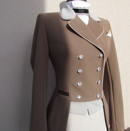 mini frac marron claire et beige - Mini frac - Femme - Collection