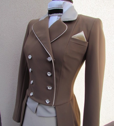 mini frac marron claire et beige - Mini frac - Femme - Collection